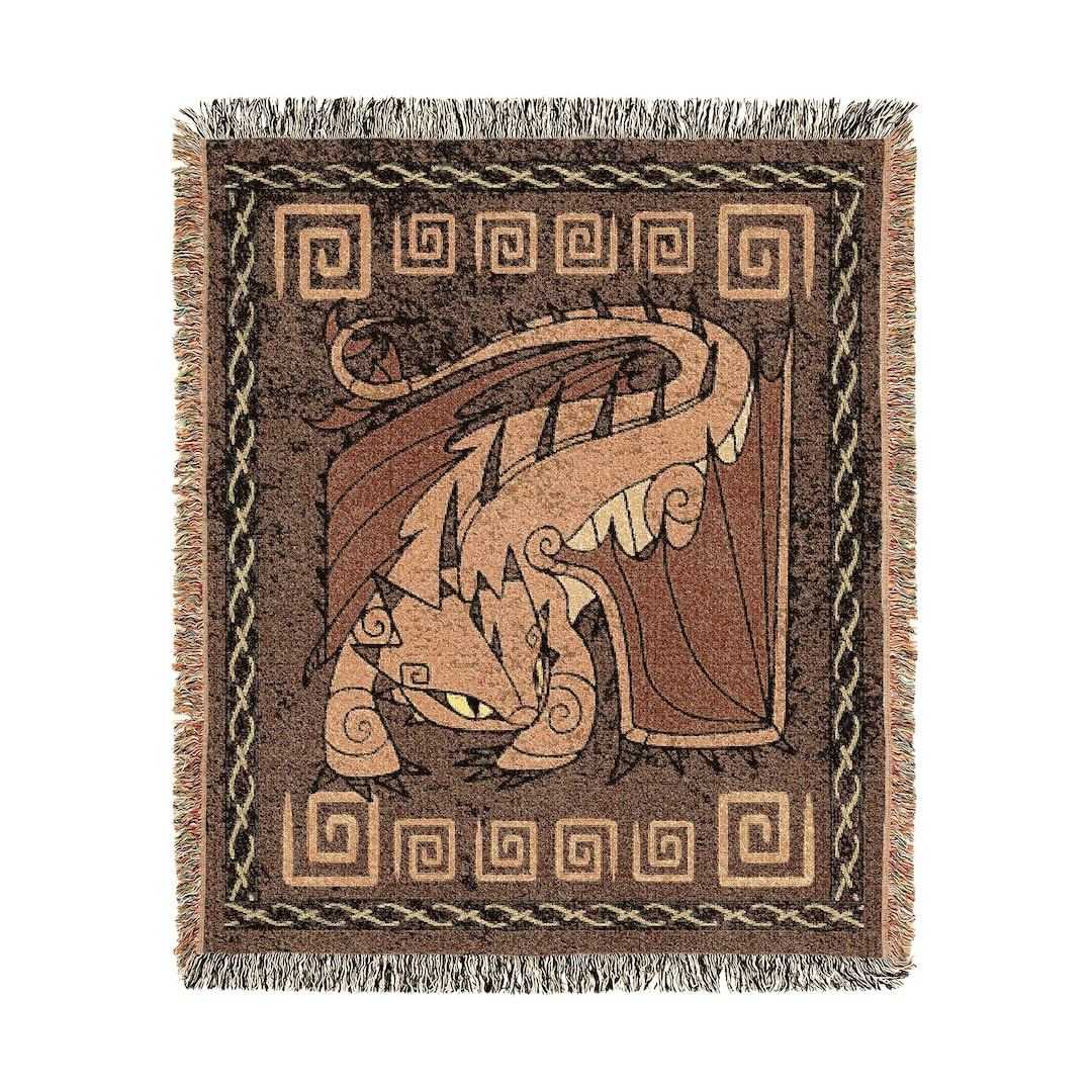 Sand Wraith HTTYD Inspired Woven Dragon Blanket 50x60 Inches - Etsy