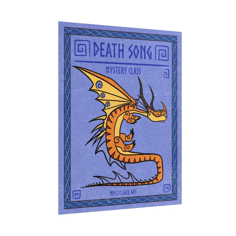 Death Song Dragon HTTYD Inspired Stylized Poster - Etsy