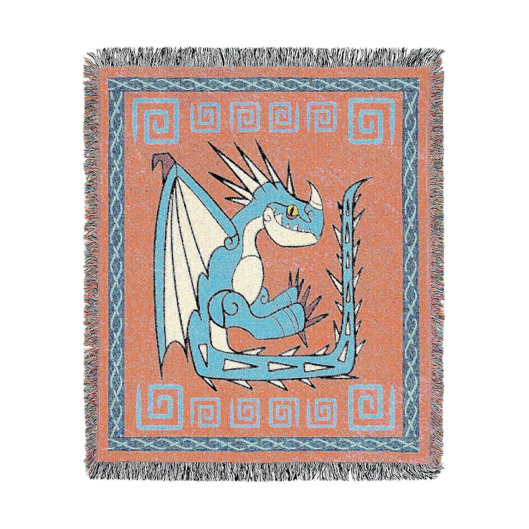 Stormfly Deadly Nadder HTTYD Inspired Blue Dragon Stylized Light 50x60 ...