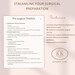 Pre-surgical Checklist, Preoperative Log, Surgical Prep Guide, Patient ...
