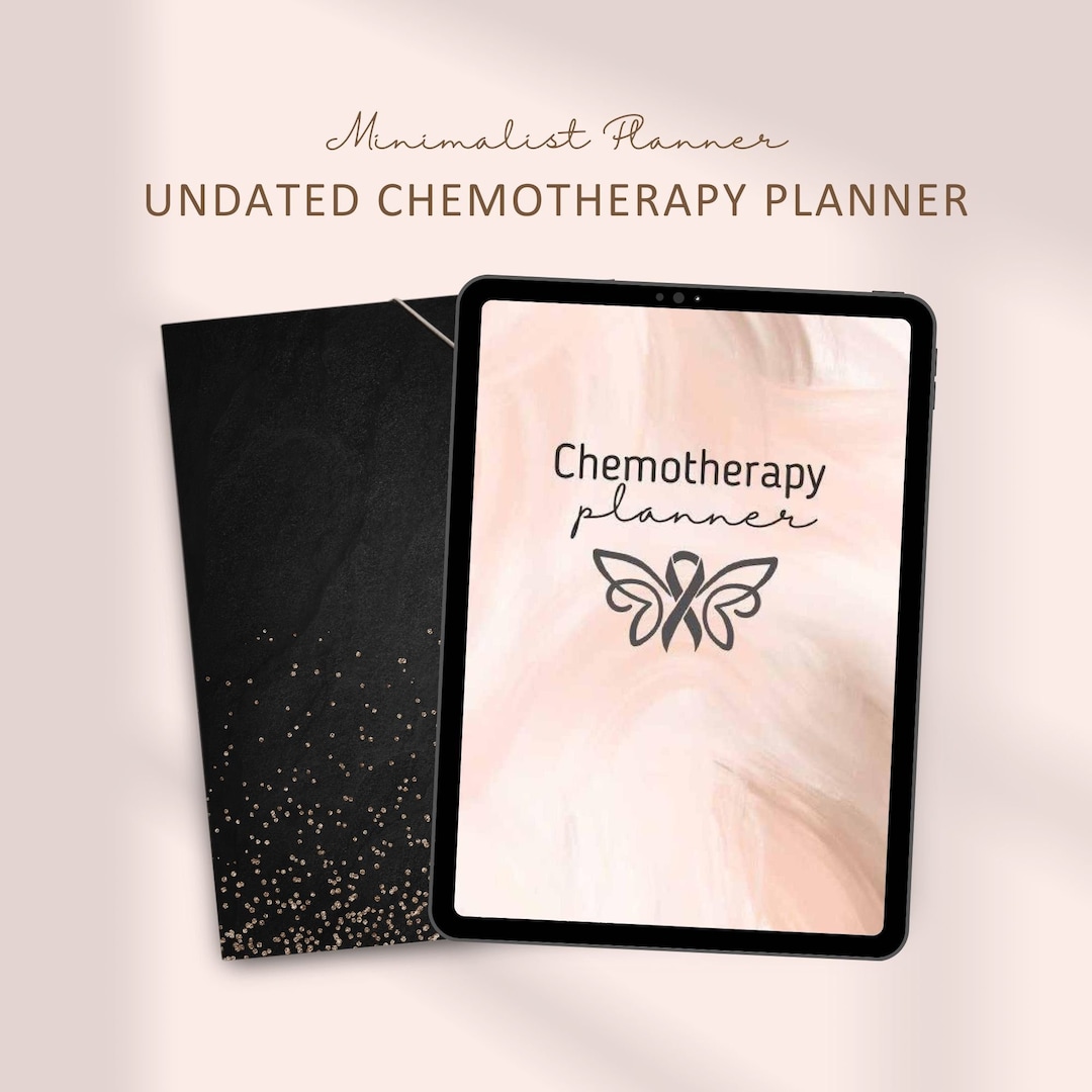 Chemotherapy Undated Digital Planner, Cancer Treatment Journal, Chemo ...