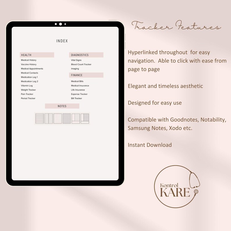 Medical Information Planner, Patient Health Records, Healthcare ...