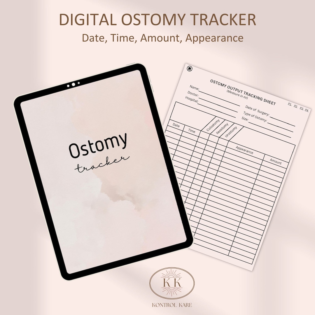 Ostomy Output Tracker, Post Operative Record Sheet, Surgical Drain Log ...