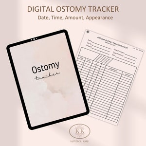 Ostomy Output Tracker, Post Operative Record Sheet, Surgical Drain Log ...