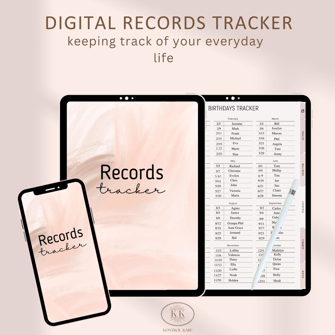Records Tracker, Banking Expense Journal, Password Subscription ...