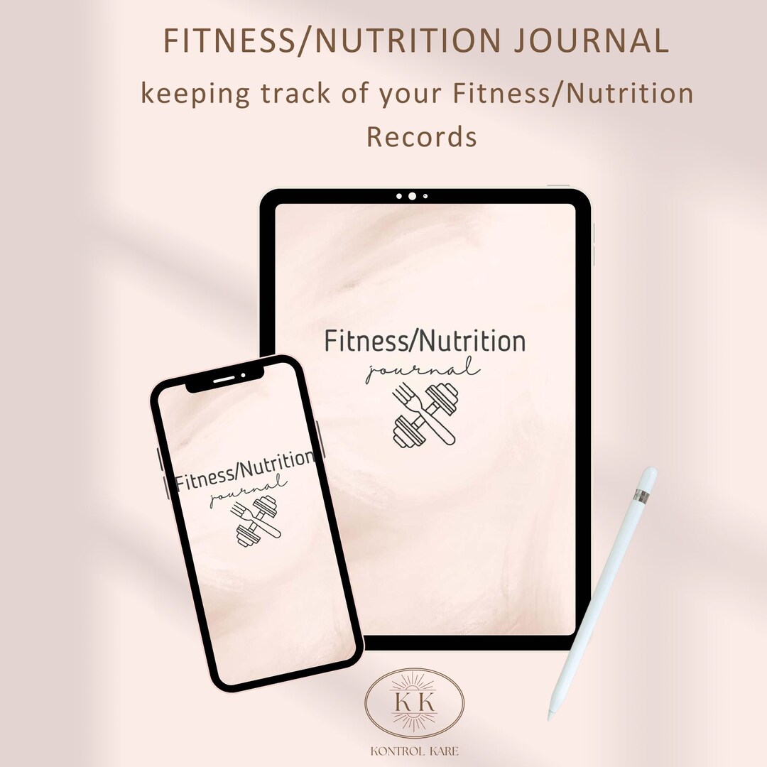 Fitness Nutrition Digital Tracker, Personal Weight Loss Journal, Meal ...