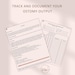 Ostomy Output Tracker, Post Operative Record Sheet, Surgical Drain Log ...