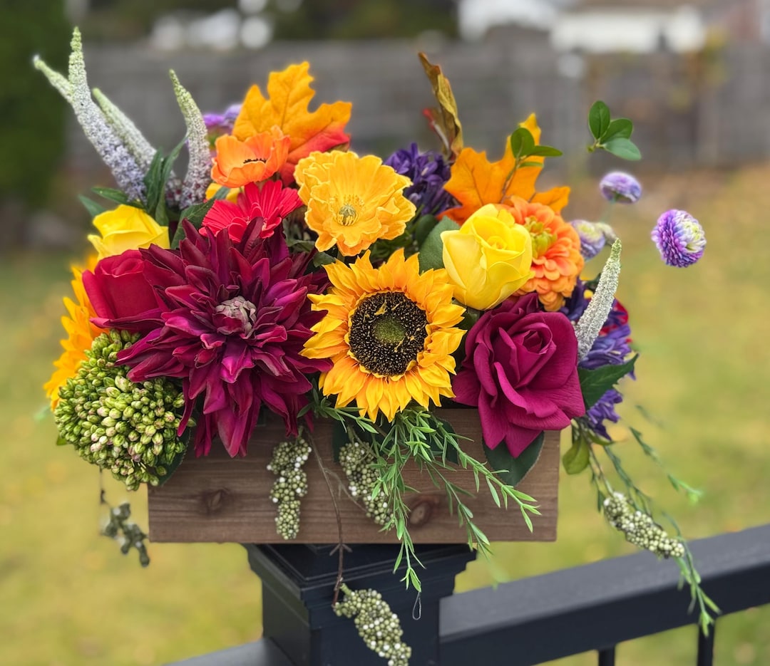 Large Luxurious Floral Arrangement Made With Mostly Real Touch Flowers ...