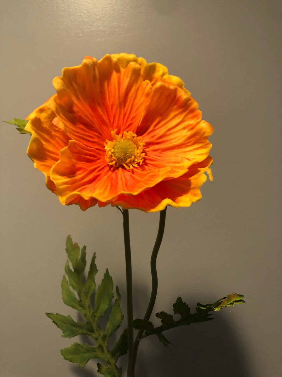 2 Real Touch Extra Large Poppies - Etsy