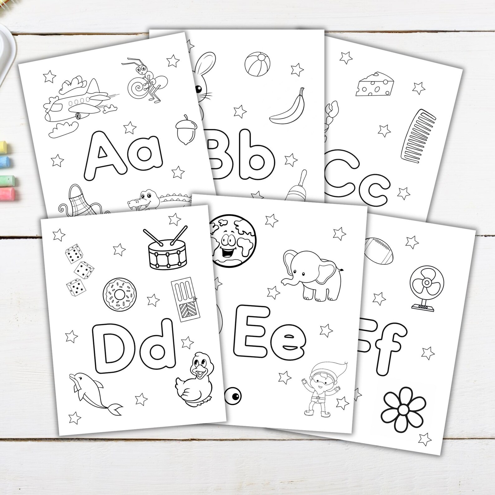 Alphabet Coloring Pages for Kids - ABC Coloring Pages/ Learning Tools ...