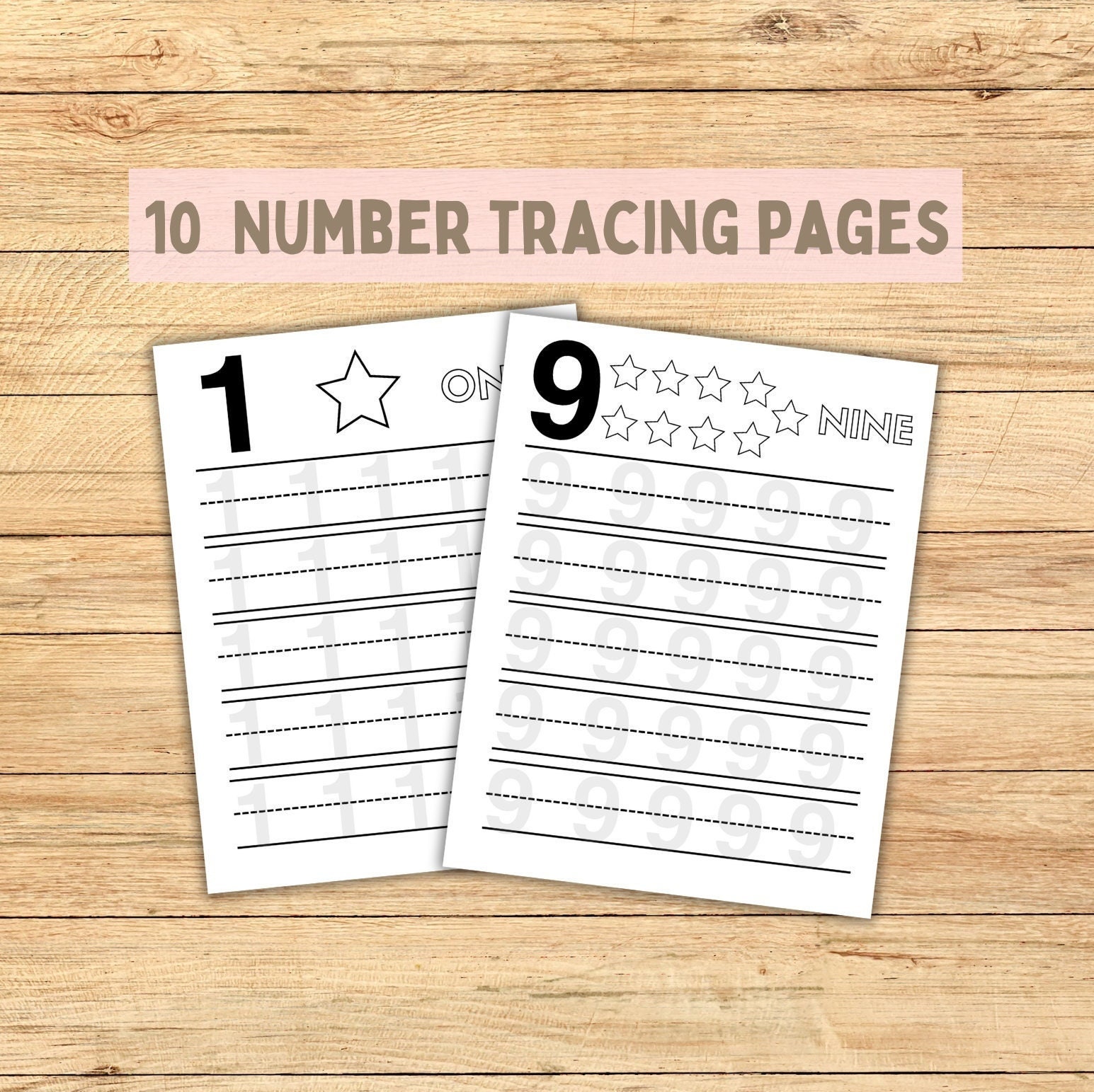 Numbers Activity, Number Tracing, Number Learning for Kids, Fun ...