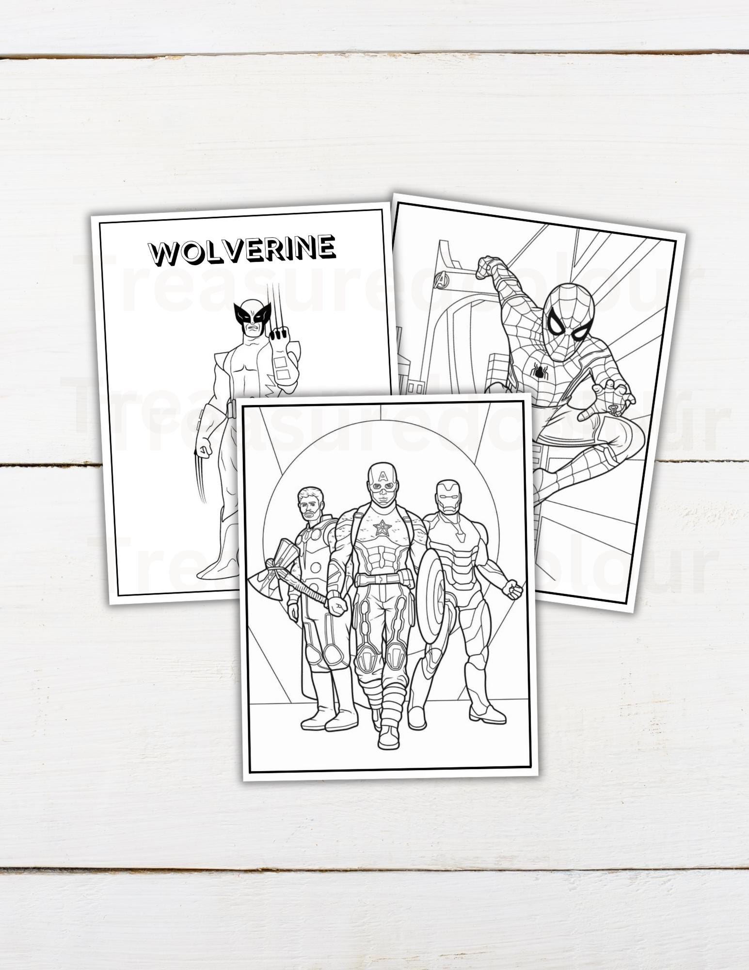 Superhero Coloring Sheets | Kids Coloring | Coloring Sheets | Superhero ...