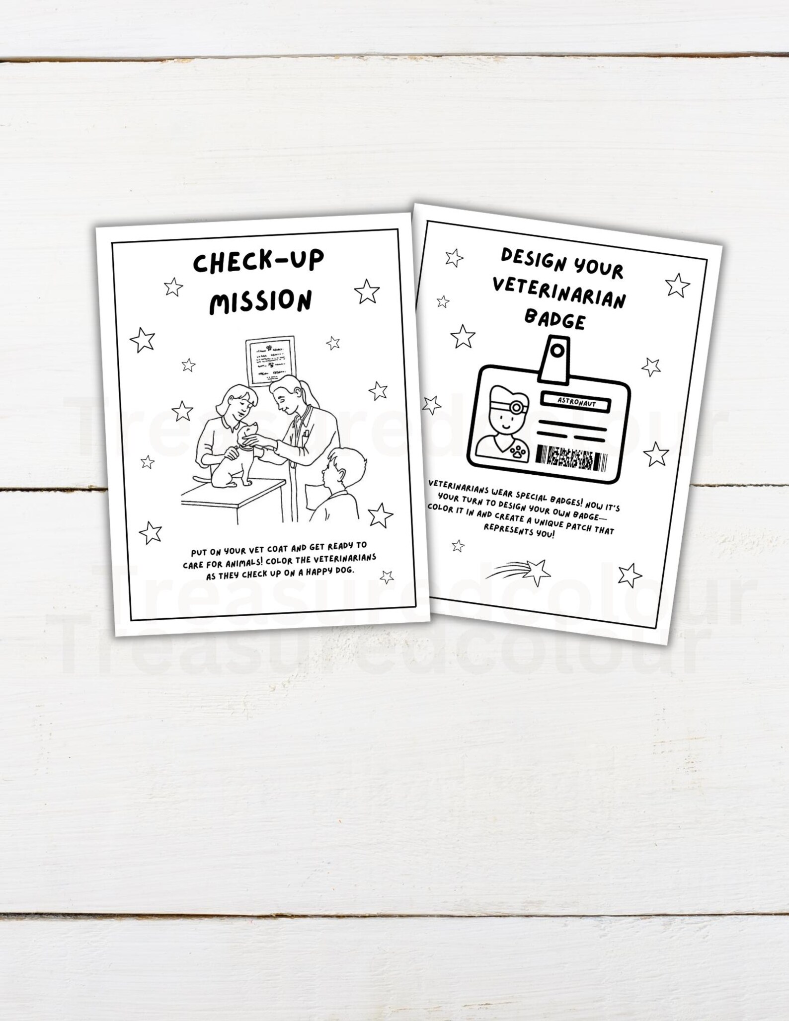 I'm A Veterinarian - Career Coloring Book | Kids Coloring Activity ...