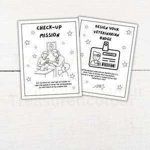 I'm A Veterinarian - Career Coloring Book | Kids Coloring Activity ...