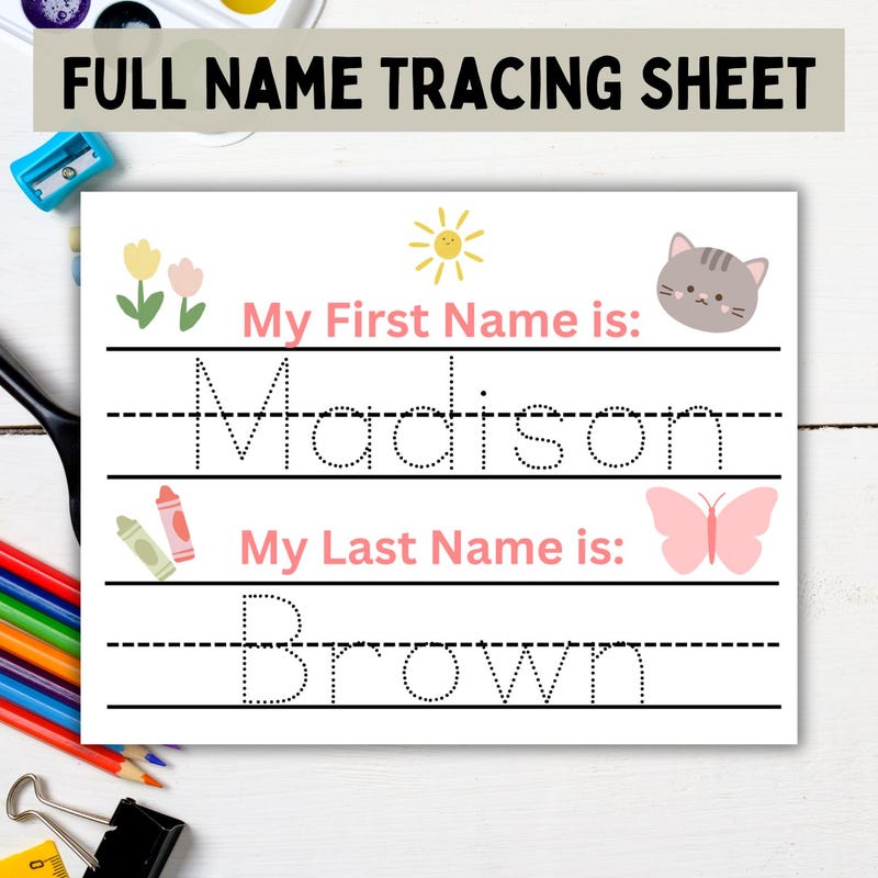 Tracing Activity Pad - Etsy