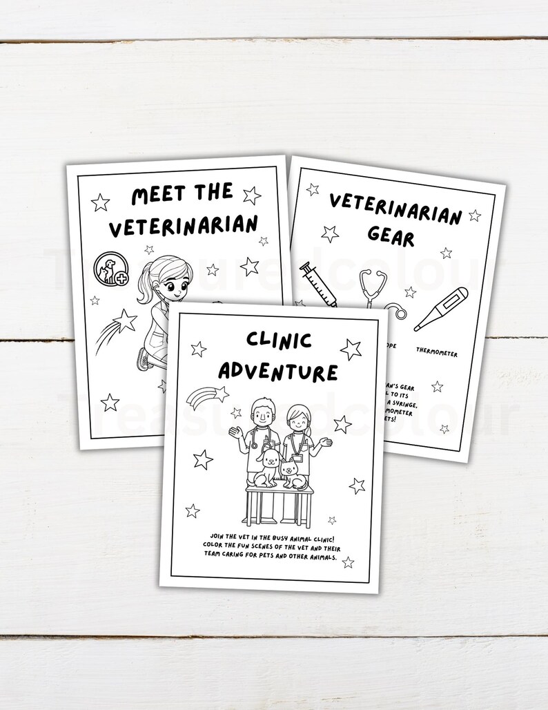 I'm A Veterinarian - Career Coloring Book | Kids Coloring Activity ...