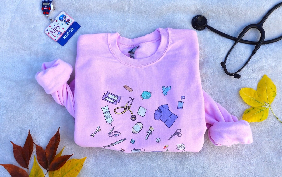 Cute Hospital Supplies Sweatshirt - Etsy