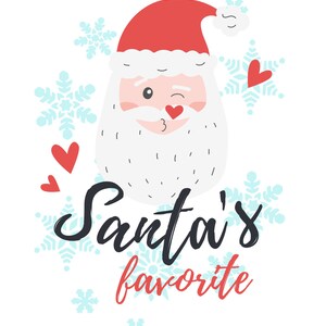 Santa’s Favorite PNG SVG - Etsy
