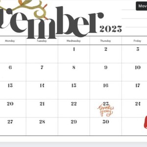 2023-2024 School Calendar- FUN - Etsy