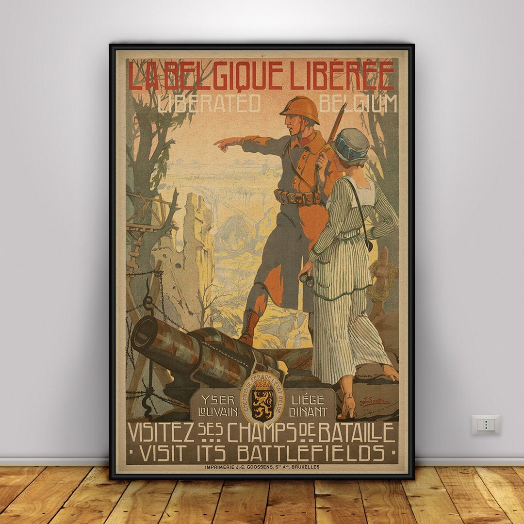 World War I Propaganda Poster, Wall Art, Wall Prints, Home Decor, Kraft ...