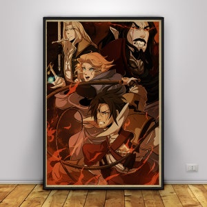 Castlevania Poster, Wall Art, Wall Prints, Home Decor, Kraft Paper ...