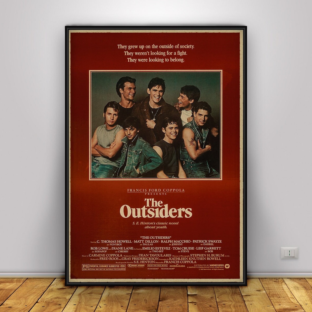The Outsiders Poster, Wall Art, Wall Prints, Home Decor, Kraft Paper ...
