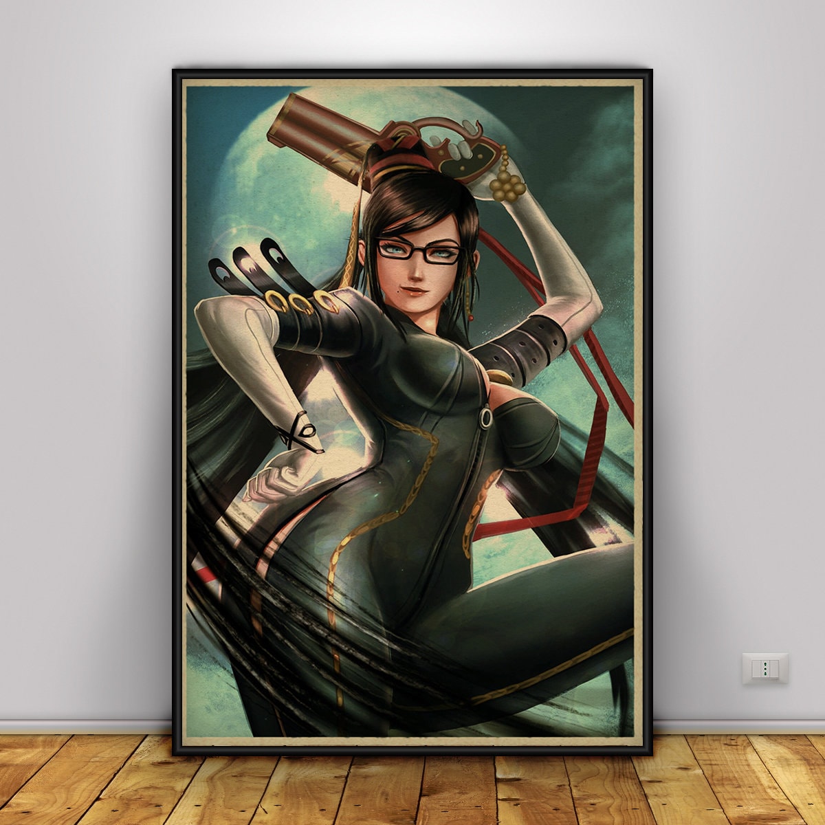 Bayonetta Game Poster, Wall Art, Wall Prints, Home Decor, Kraft Paper ...