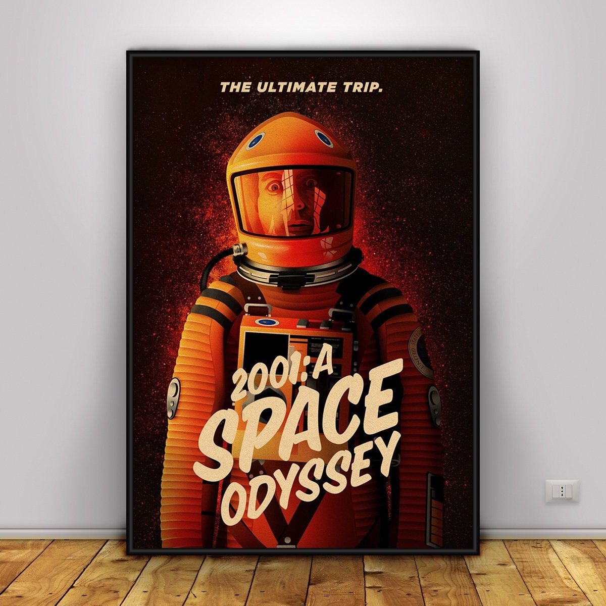 2001 Space Odyssey Poster, Wall Art, Wall Prints, Home Decor, Kraft ...