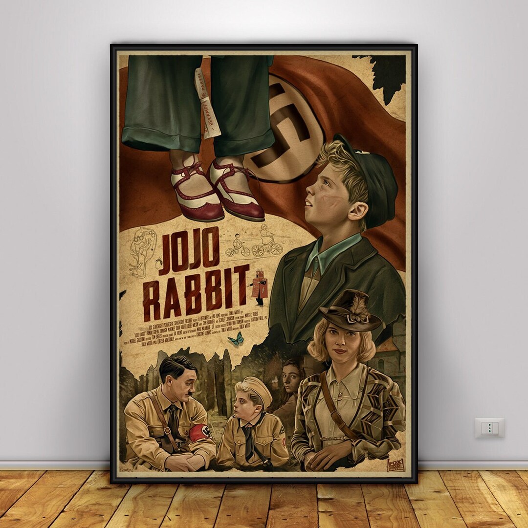 Jojo Rabbit Poster, Wall Art, Wall Prints, Home Decor, Kraft Paper ...