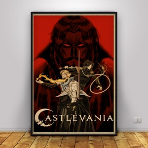 Castlevania Poster, Wall Art, Wall Prints, Home Decor, Kraft Paper ...