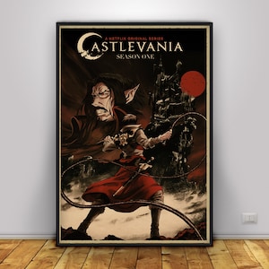 Castlevania Poster, Wall Art, Wall Prints, Home Decor, Kraft Paper ...
