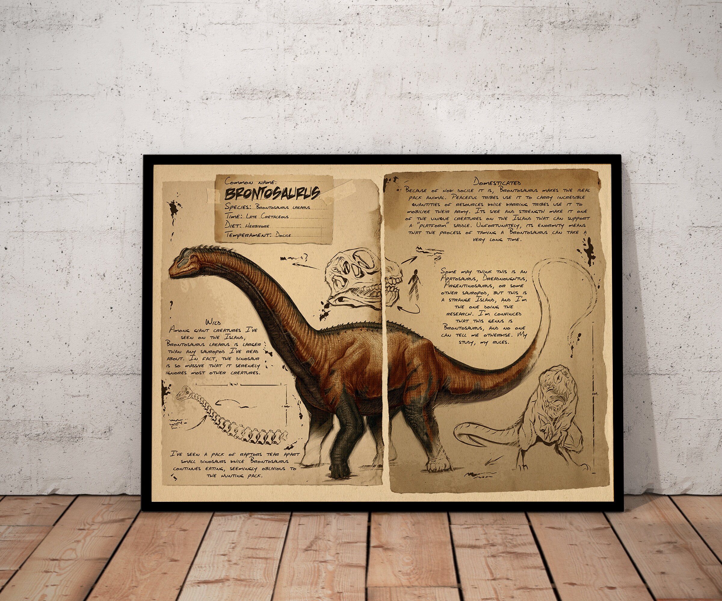 Ark Survival Evolved Monsters Poster, Wall Art, Wall Prints, Home Decor ...