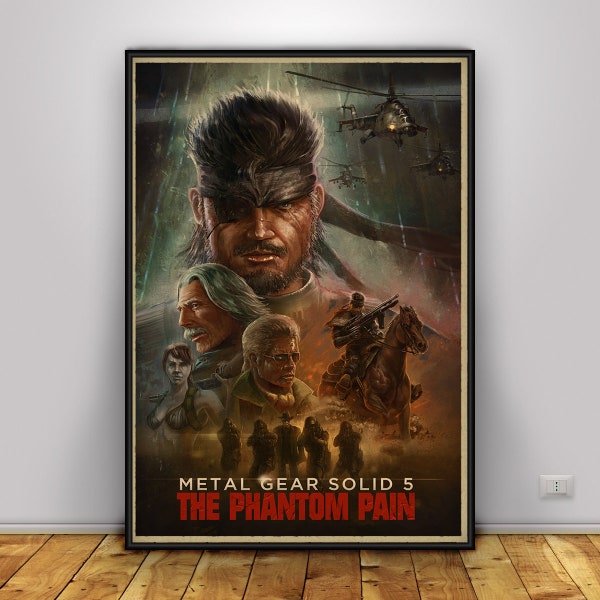 Metal Gear Solid Poster - Etsy