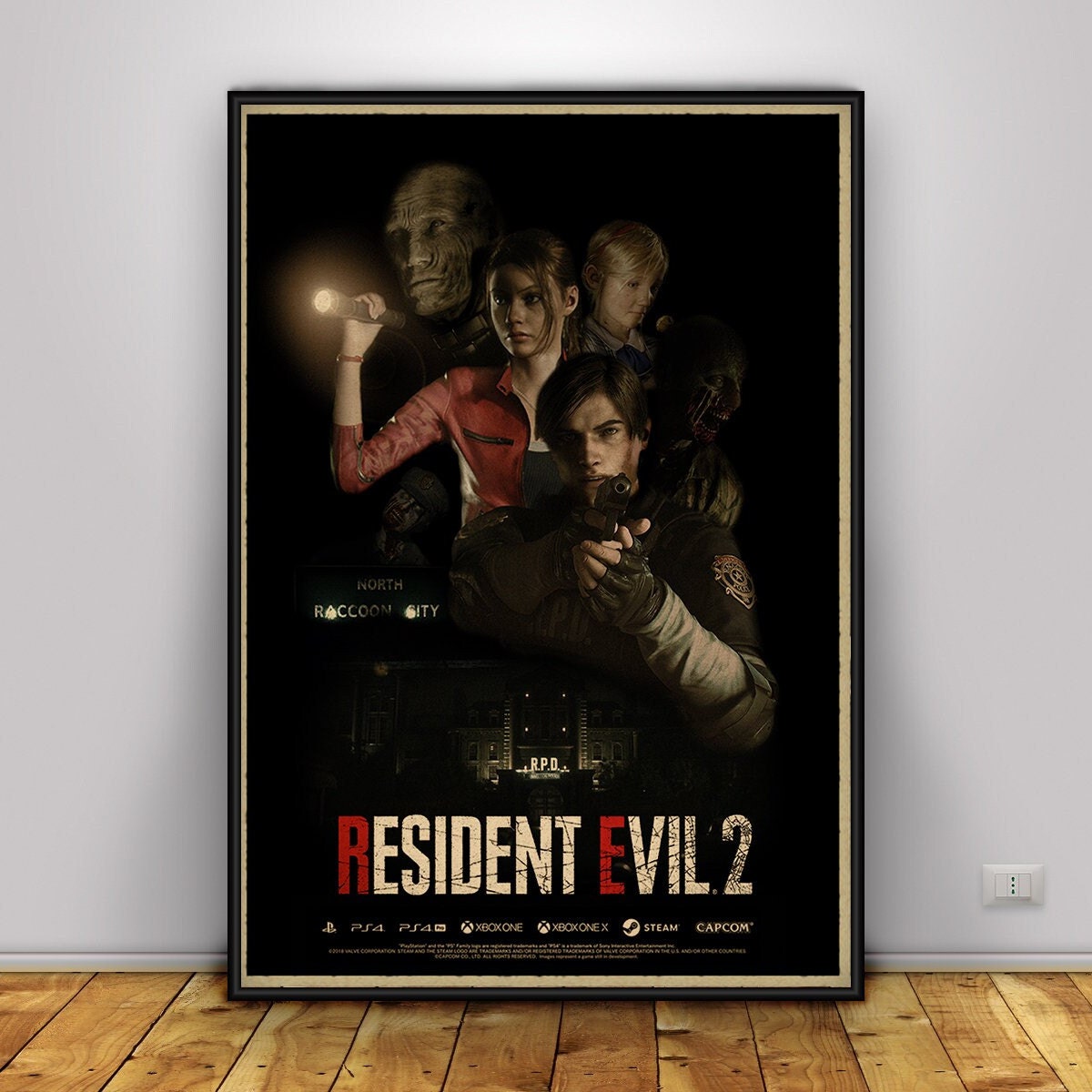 Resident Evil Game Poster Wall Art Wall Prints Home Decor - Etsy