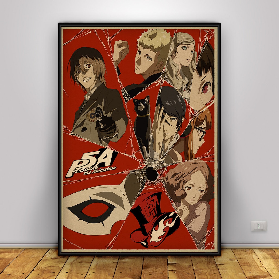 Persona 5 Poster, Wall Art, Wall Prints, Home Decor, Kraft Paper Print ...