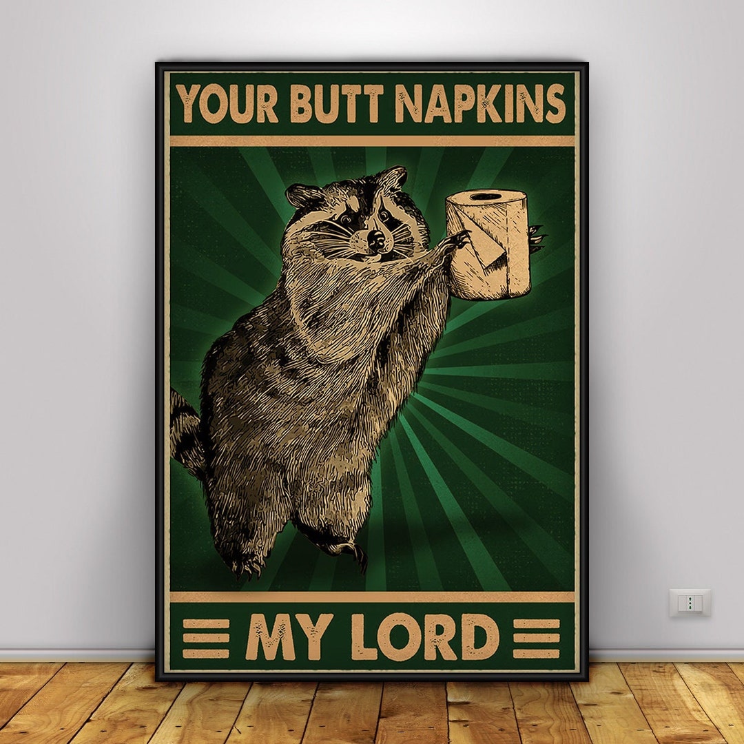 Funny Animal Poster, Wall Art, Wall Prints, Home Decor, Kraft Paper ...