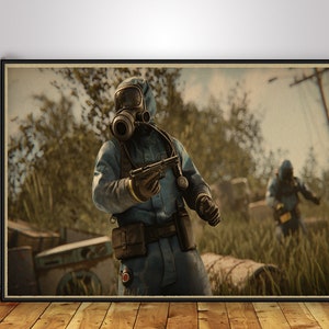 Rust Game Poster, Wall Art, Wall Prints, Home Decor, Kraft Paper Print ...