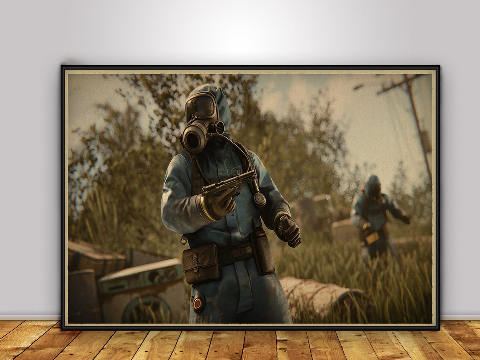 Rust Game Poster, Wall Art, Wall Prints, Home Decor, Kraft Paper Print ...