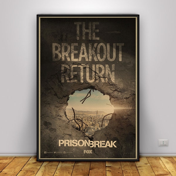Prison Break Poster Wentworth Miller - Etsy