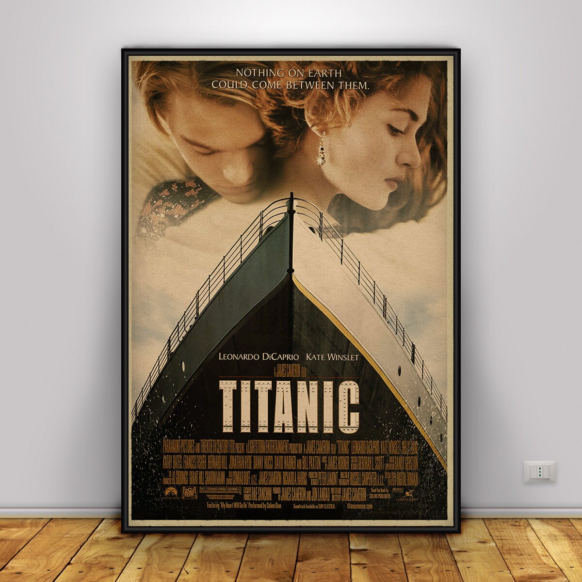 Titanic Poster, Wall Art, Wall Prints, Home Decor, Kraft Paper Print ...
