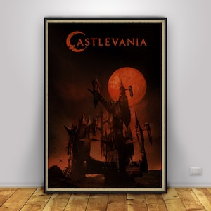 Castlevania Poster, Wall Art, Wall Prints, Home Decor, Kraft Paper ...