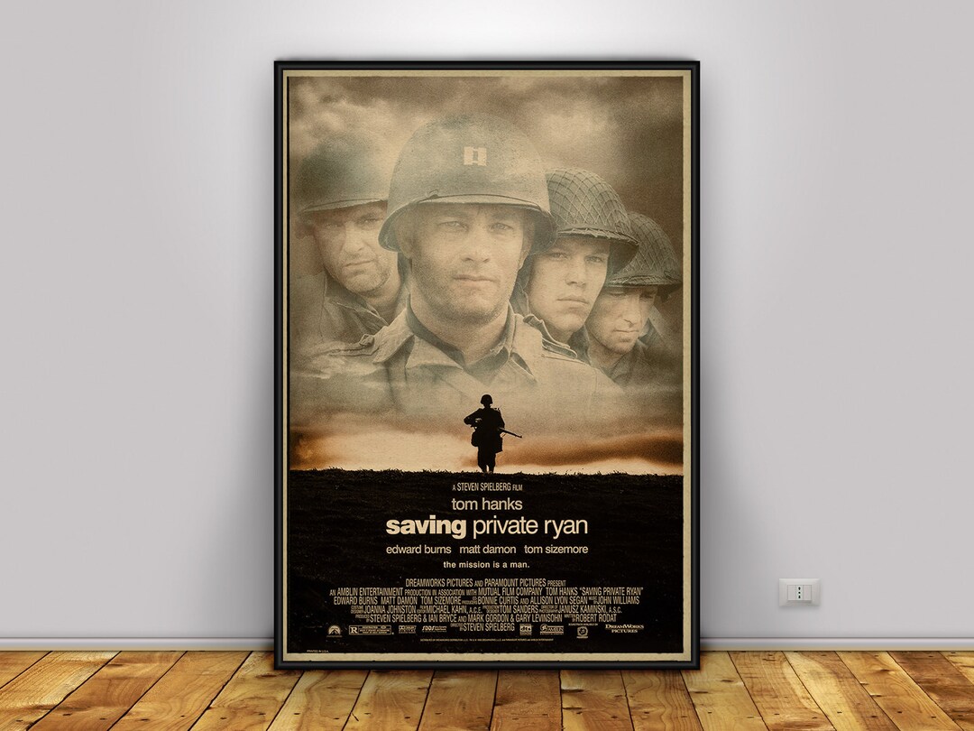 Saving Private Ryan Poster Wall Art Wall Prints Home Decor - Etsy