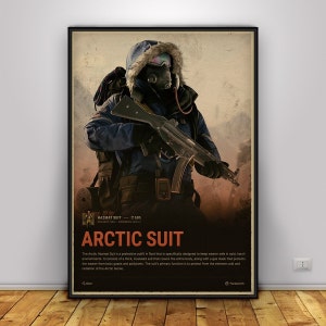 Rust Game Poster, Wall Art, Wall Prints, Home Decor, Kraft Paper Print ...