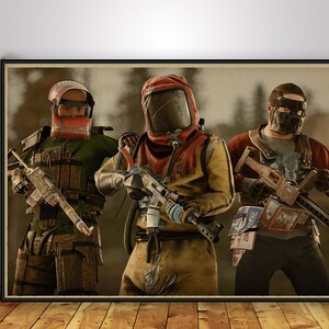 Rust Game Poster, Wall Art, Wall Prints, Home Decor, Kraft Paper Print ...