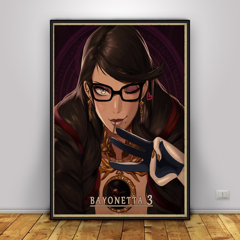 Bayonetta Game Poster, Wall Art, Wall Prints, Home Decor, Kraft Paper ...