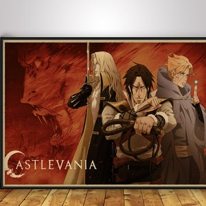Castlevania Poster, Wall Art, Wall Prints, Home Decor, Kraft Paper ...