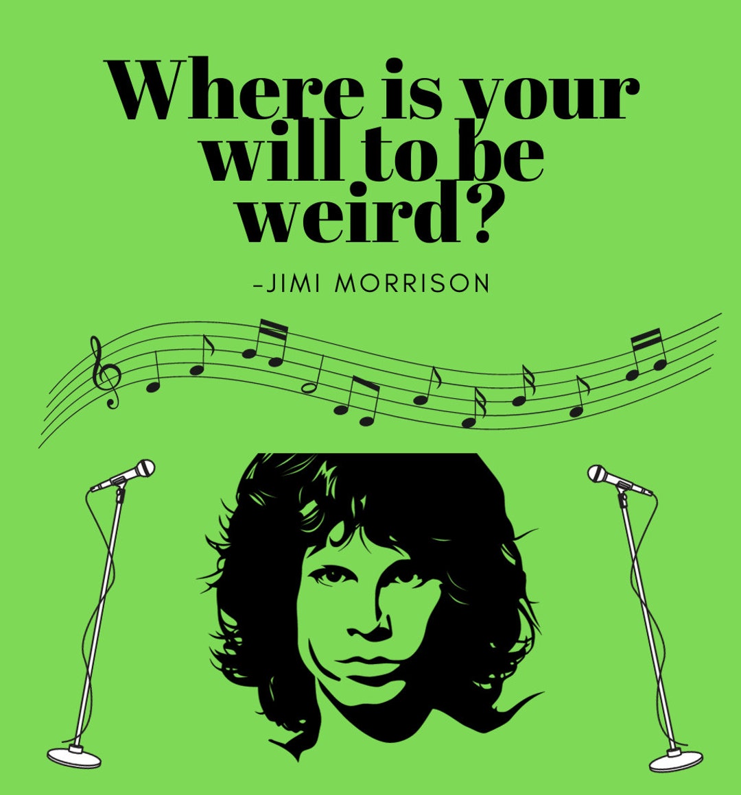 Jim Morrison Quote Digital Print - Etsy