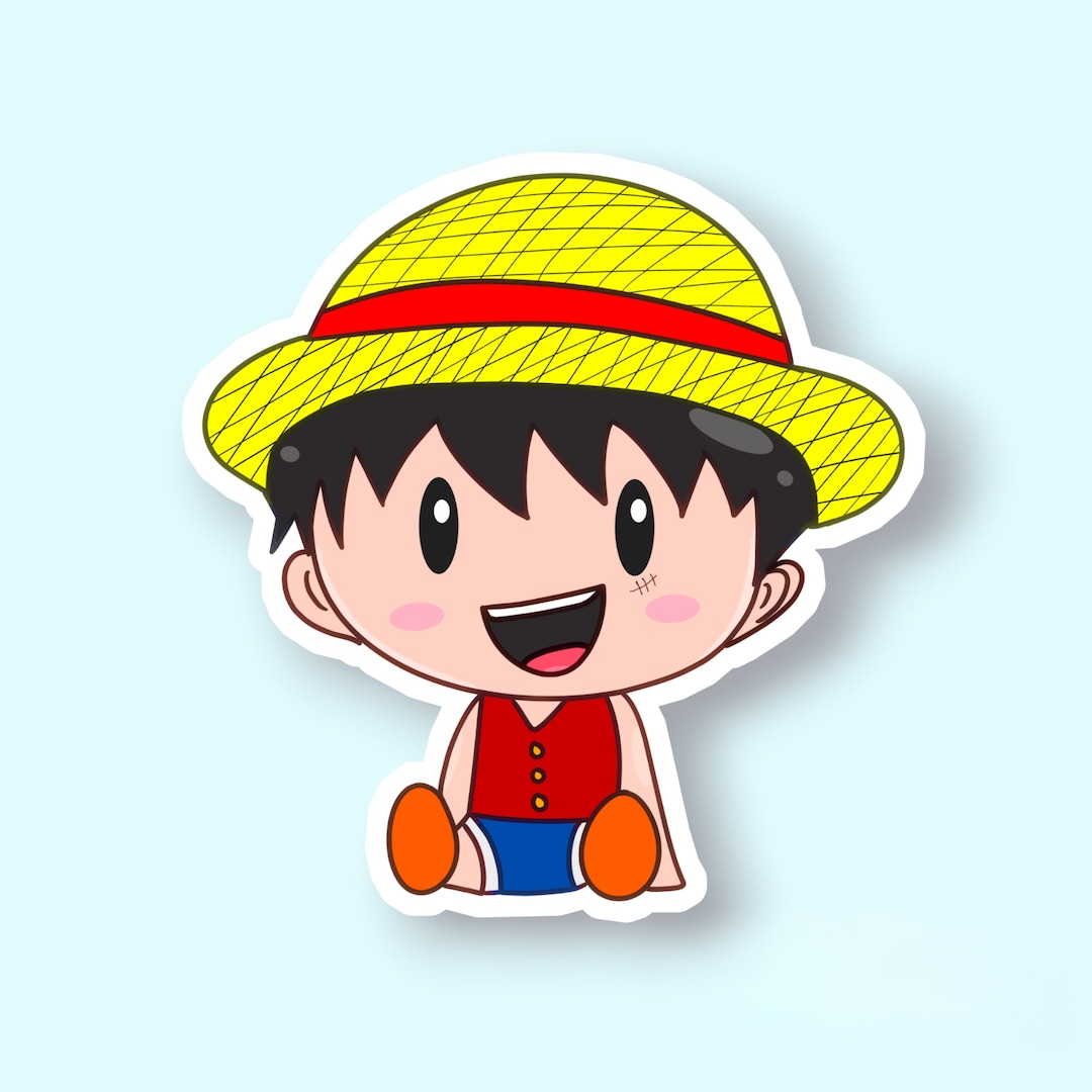 One Piece Luffy Sticker - Etsy