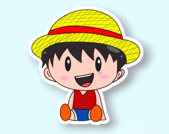Sticker One Piece Luffy - Etsy