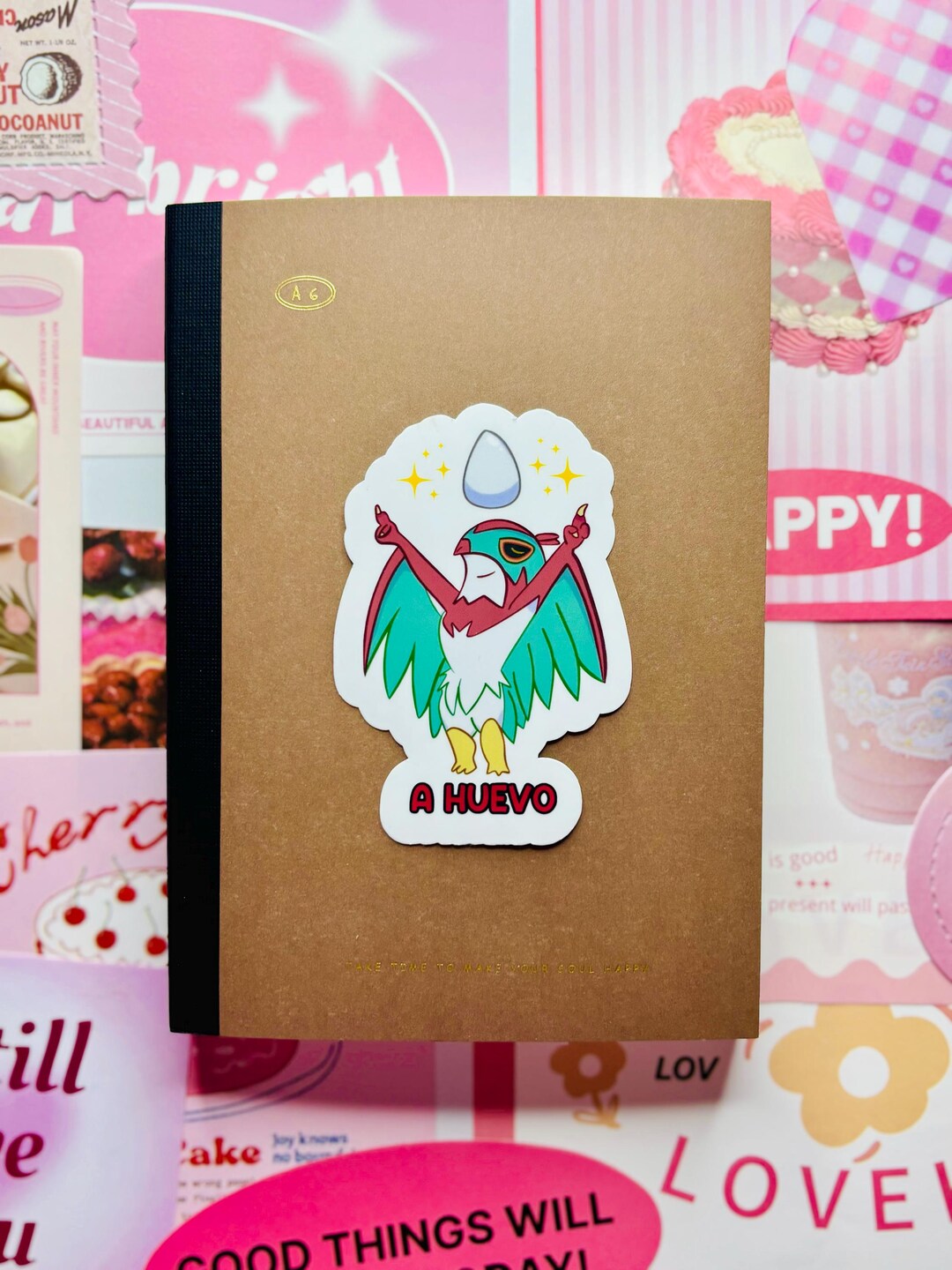 Hawlucha a Huevo Sticker - Etsy